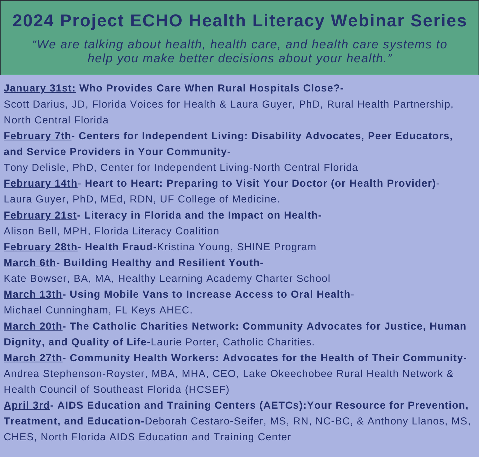 Project ECHO Health Literacy